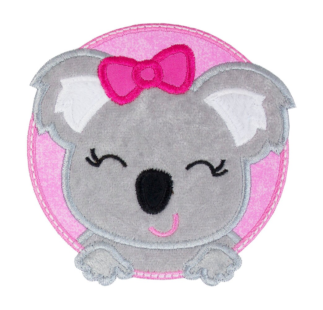 Koala Bear with Pink Bow Sew or iron on Patch | MakerPlace by Michaels