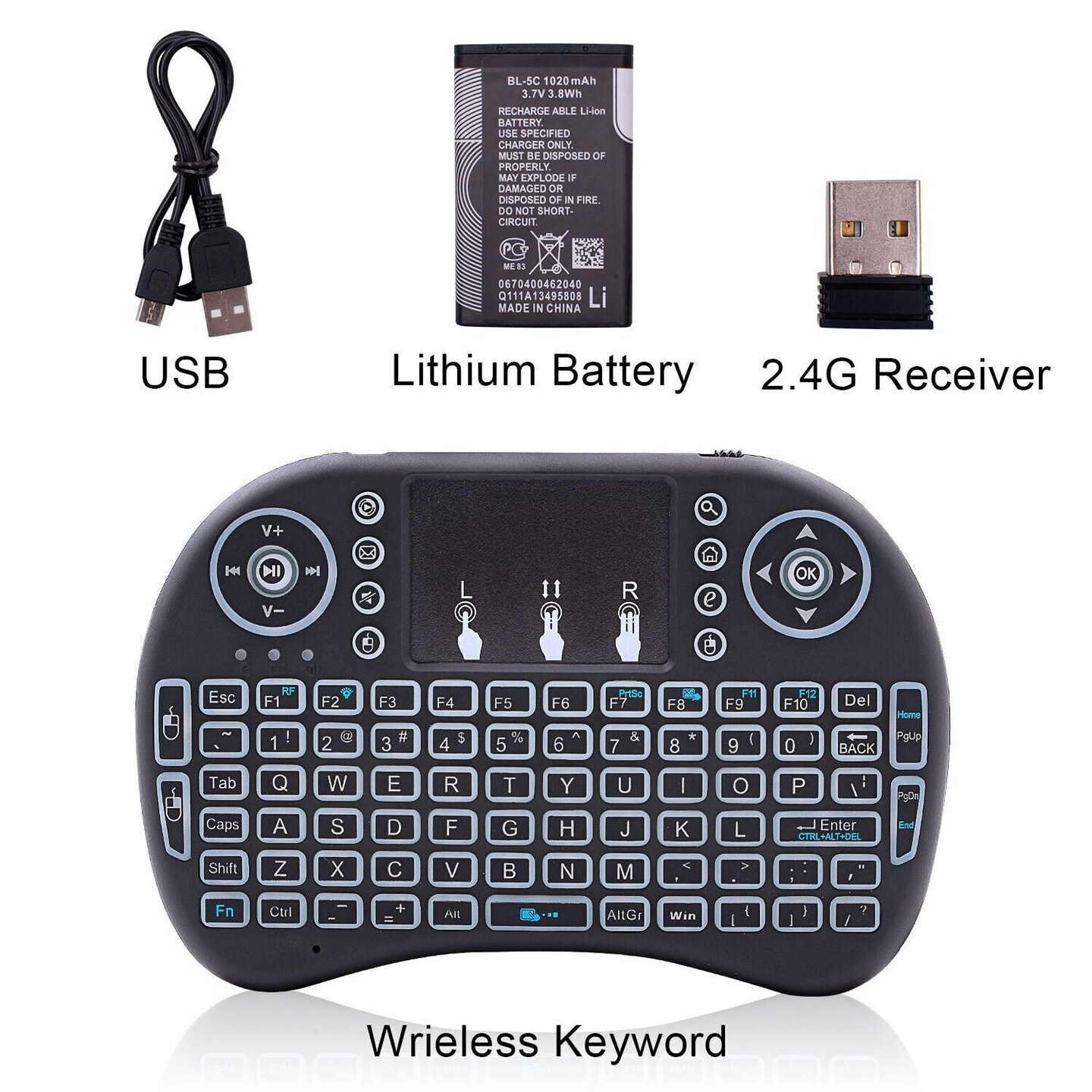 Mini Wireless Keyboard with Touchpad for PC Android | Michaels