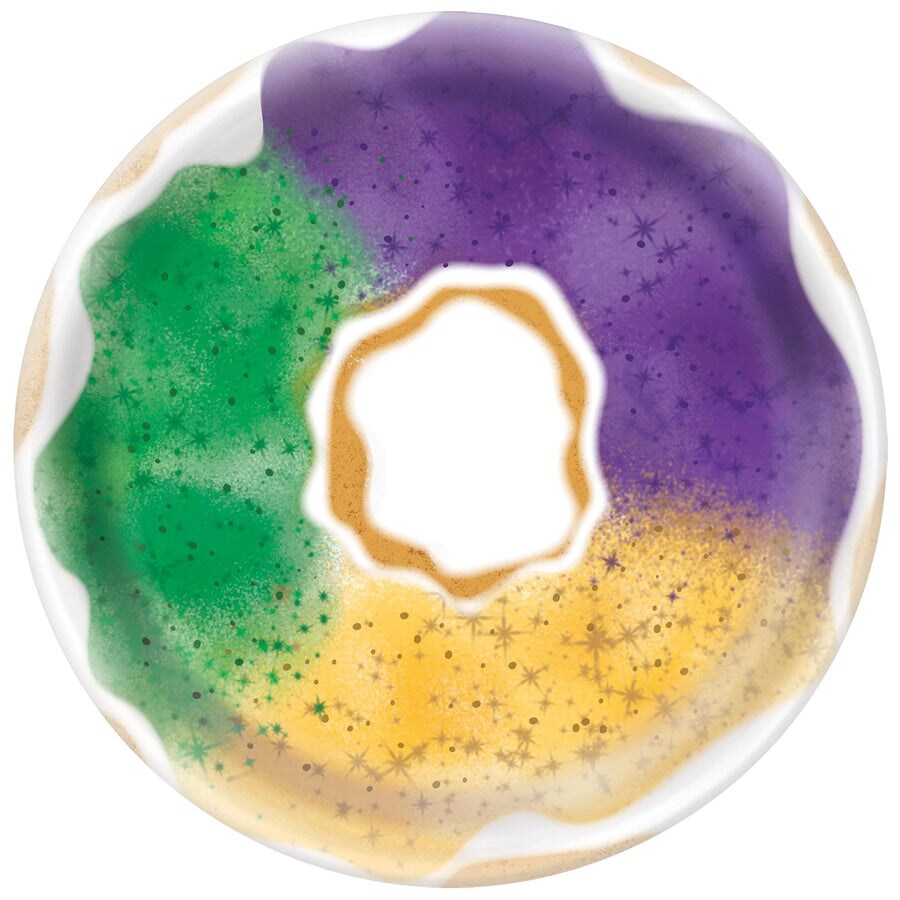 King Cake Round Serving Platter | Michaels