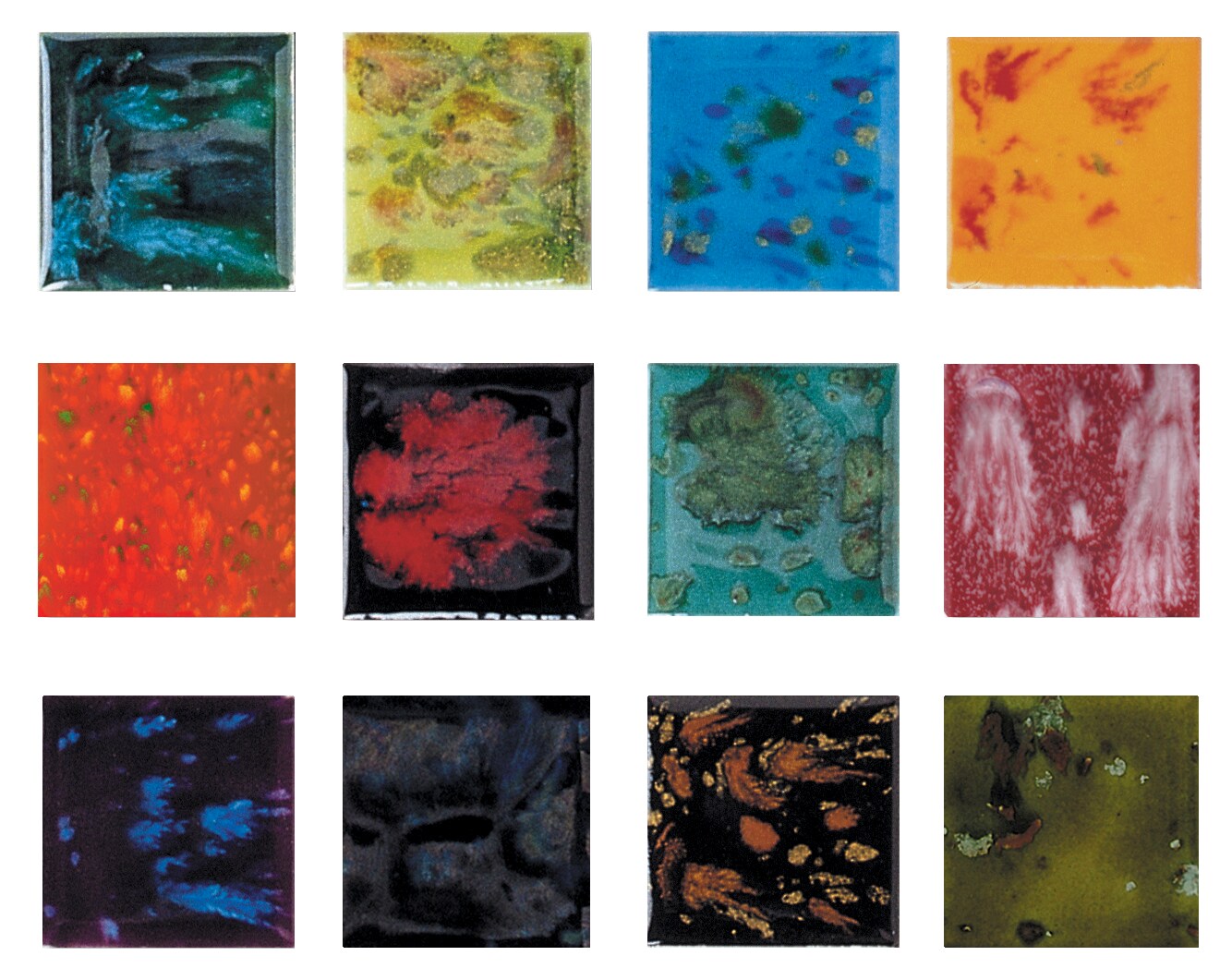 Sax True Flow Colorburst Glaze Set, 4 Ounce, Assorted Colors, Set of 12 ...