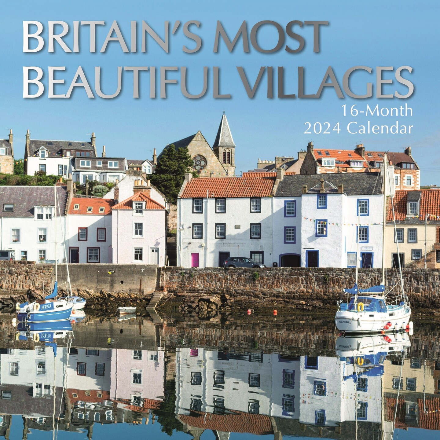 2024 Square Wall Calendar, Britain's Most Beautiful Villages, 16-Month ...