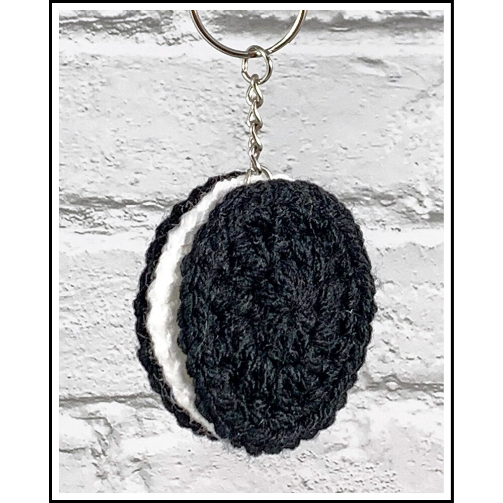 Cookie Keychain, Handmade Crochet | MakerPlace by Michaels