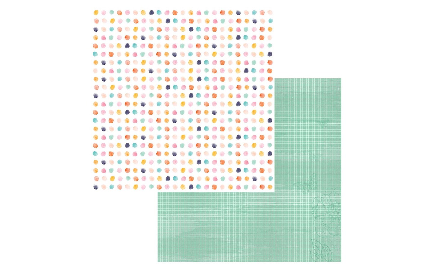 Bo Bunny Beautiful Things Paper 12x12 Dotted | Michaels