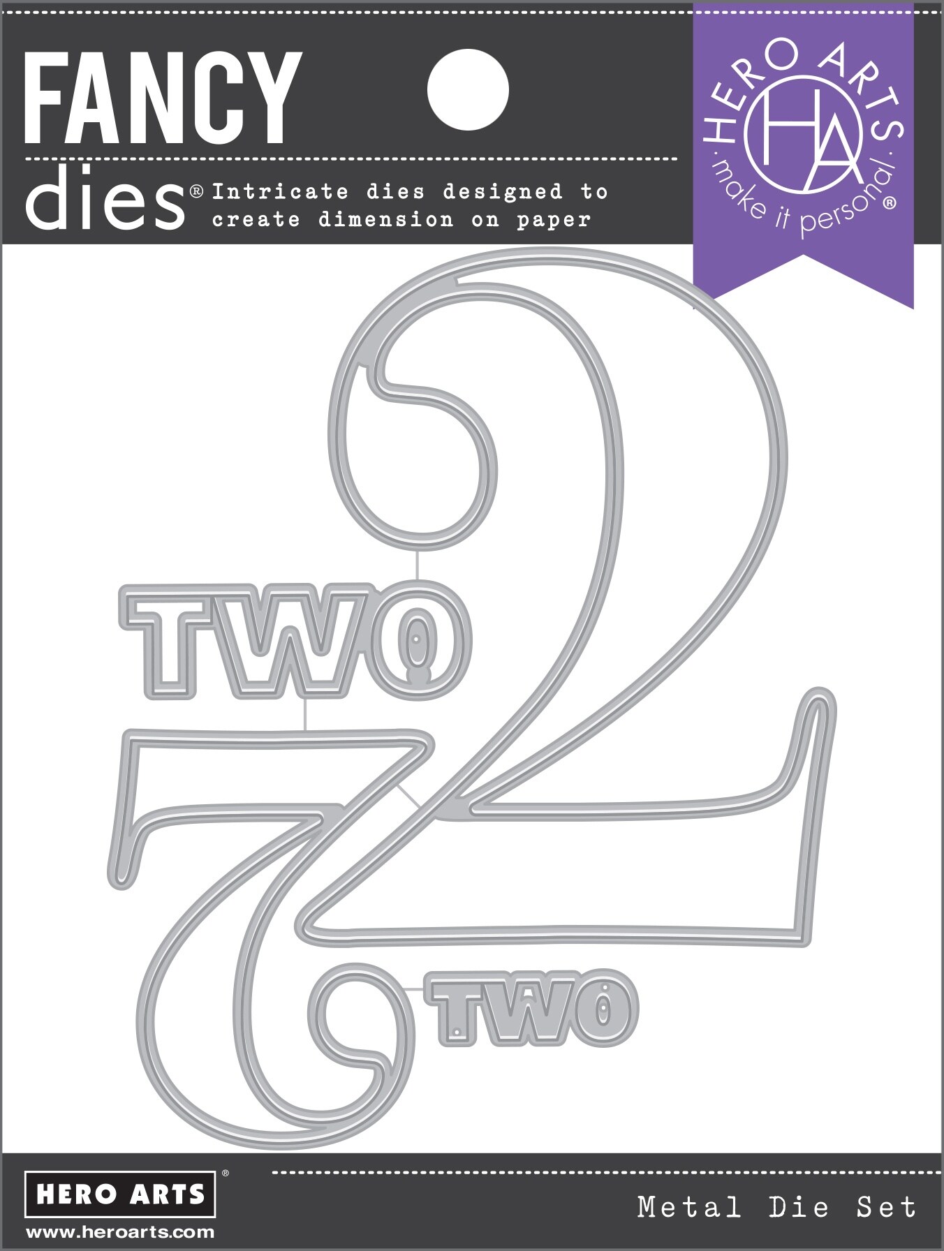Hero Arts Fancy Dies-Number Two | Michaels
