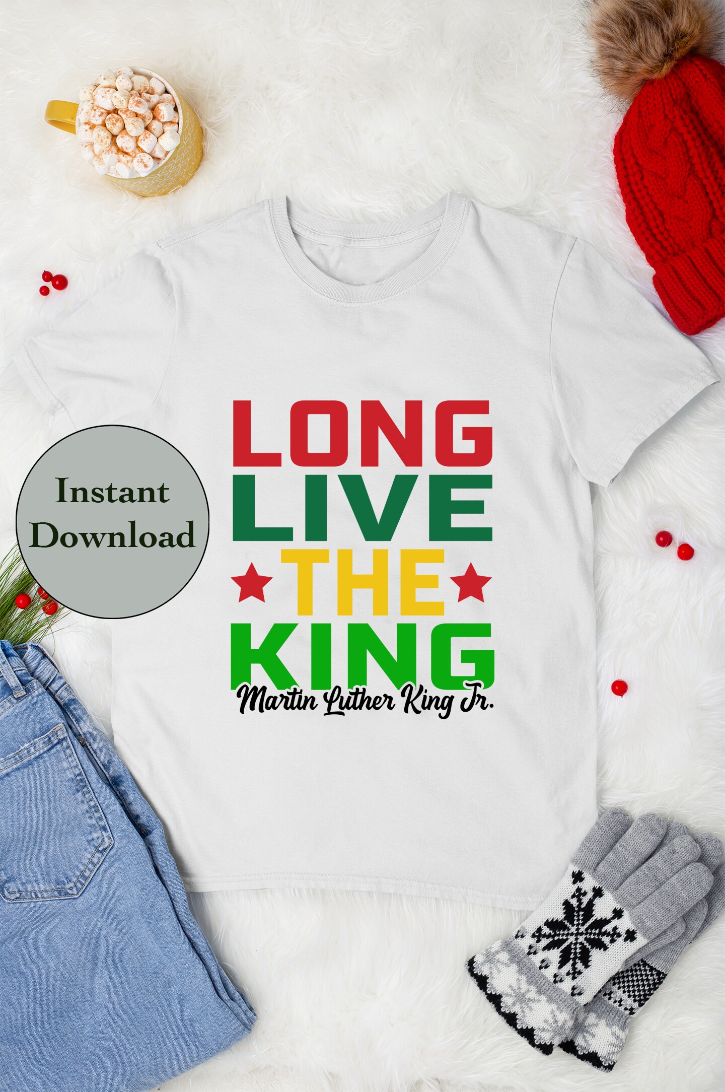 MLK Decor SVG PNG DXF EPS JPG Digital File Download, MLK Day Martin ...