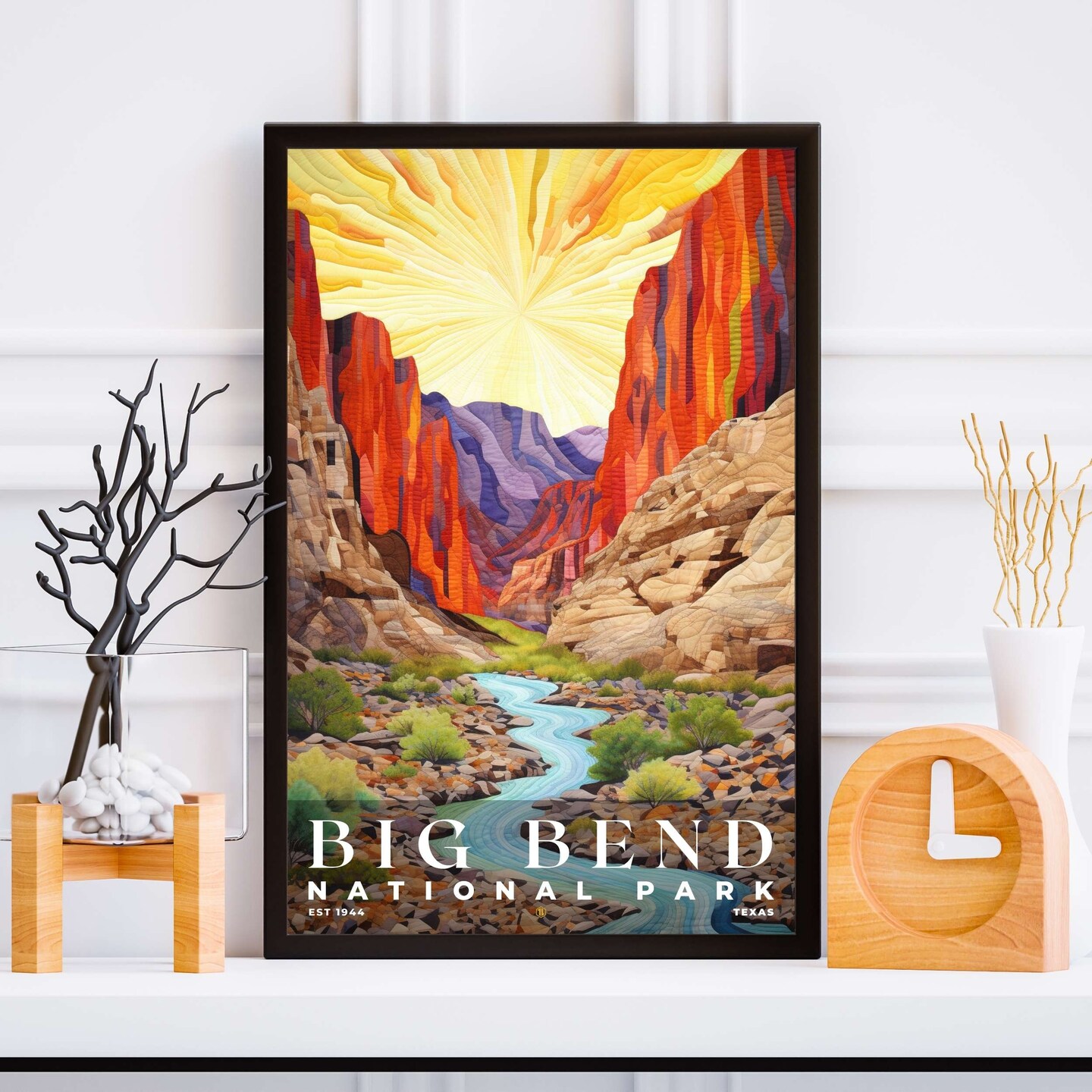 Big Bend National Park Poster, Travel Art, Office Poster, Home Decor ...