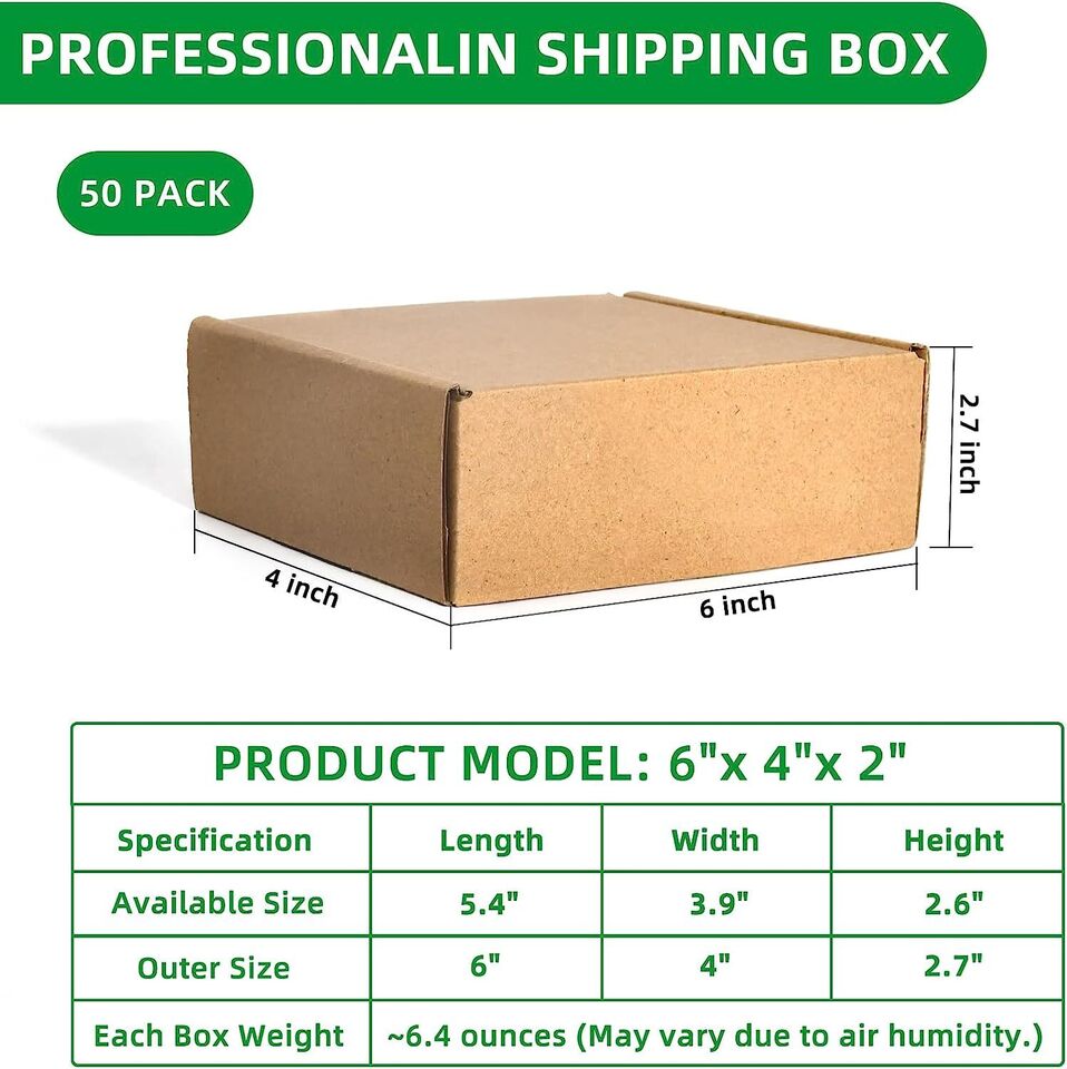 50Pack Corrugated Shipping Boxes Kraft Paper | Michaels