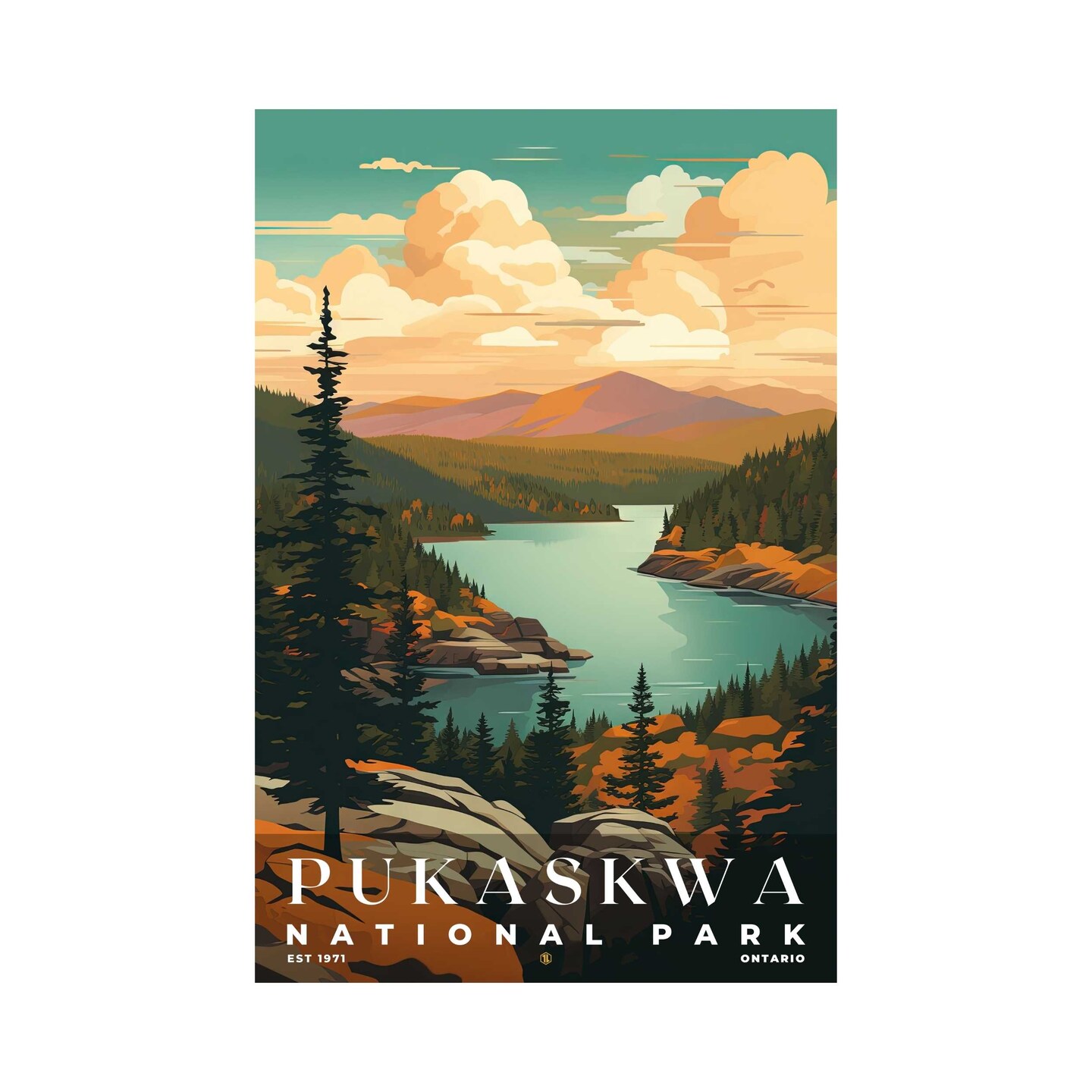 Pukaskwa National Park Poster, Travel Print, Office Poster, Home Decor ...