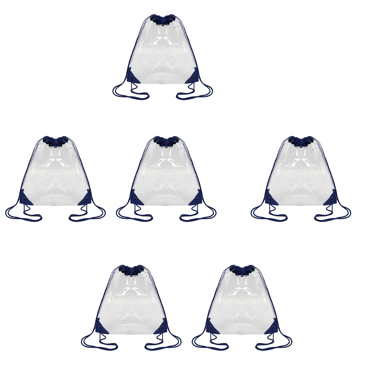 Ultimate Stylish Clear Drawstring Pack | PVC material Fashionable ...