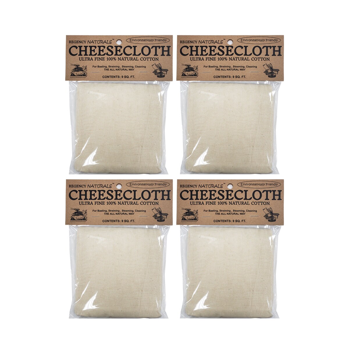 Regency Wraps 100% Cotton Cheesecloth For Basting Turkey, Canning ...