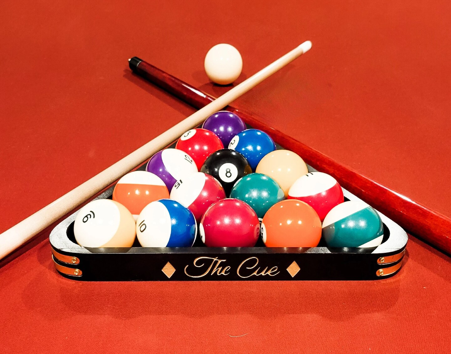 Personalized Billiard Rack | Custom Engraving | Pool Triangle ...