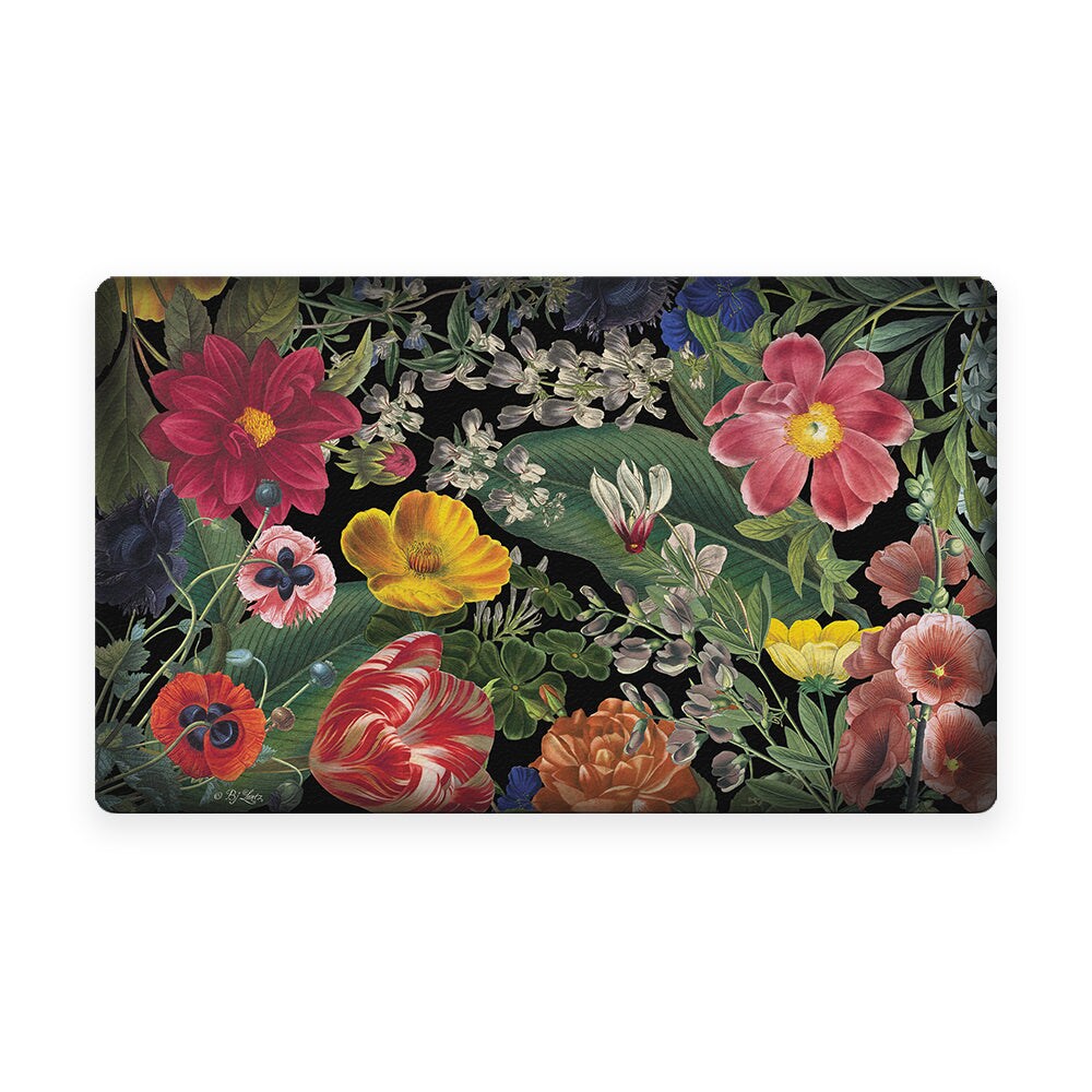 Traditional Flowers Door Mat (18 x 30") | Michaels