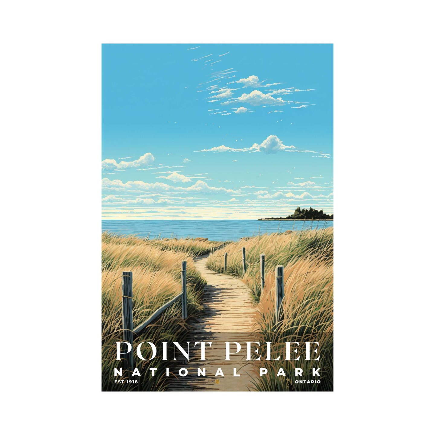 Point Pelee National Park Poster, Travel Print, Office Poster, Home ...