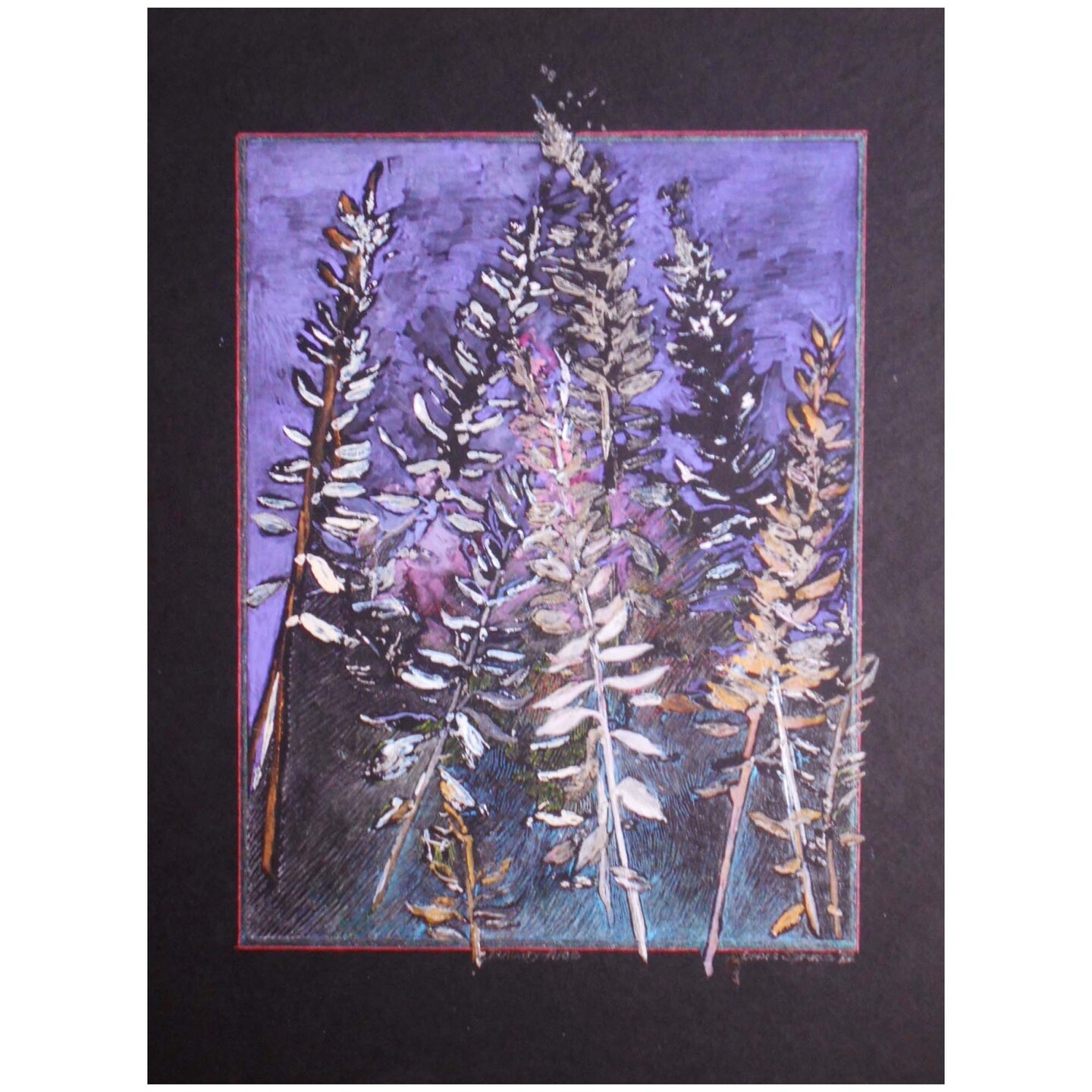 Original One of a Kind Watercolor Painting JANUARY ALOE by Debra Sprude ...