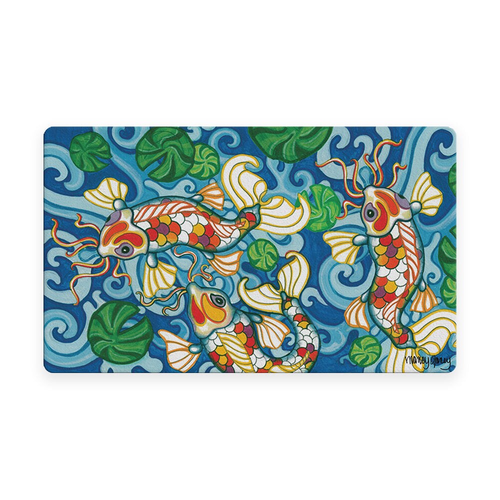 Coy Koi Door Mat (18 x 30") | Michaels