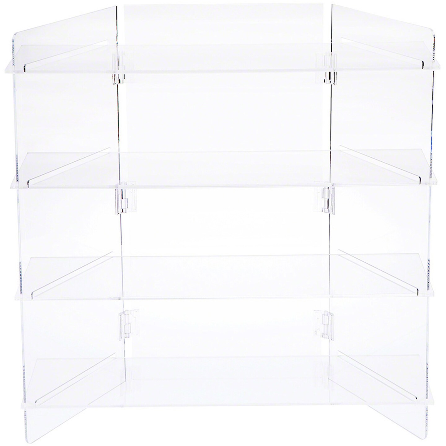 Plymor Clear Acrylic Portable Folding 3-Shelf Display | Michaels