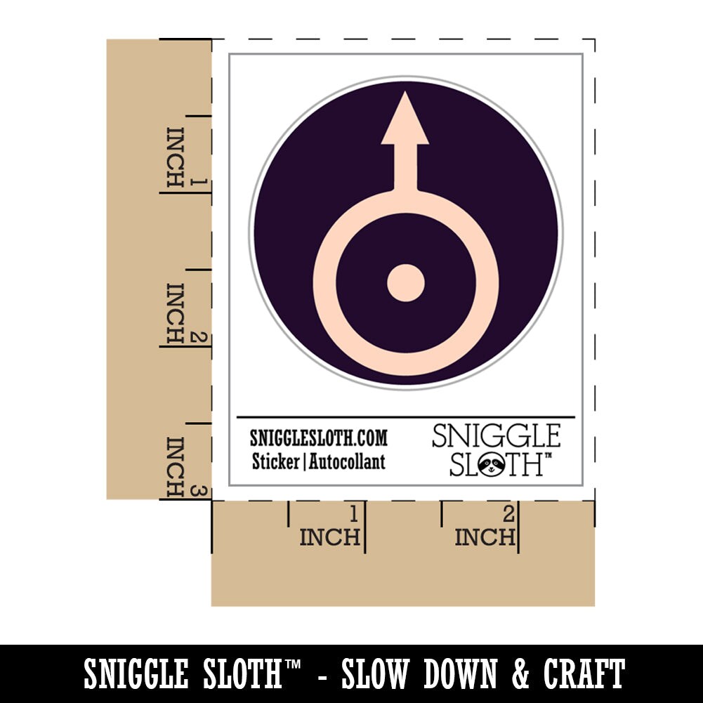 Astronomy Uranus Astrology Planet Symbol Waterproof Vinyl Phone Tablet ...