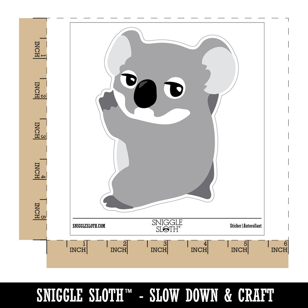Clingy Koala Baby Waterproof Vinyl Phone Tablet Laptop Water Bottle ...