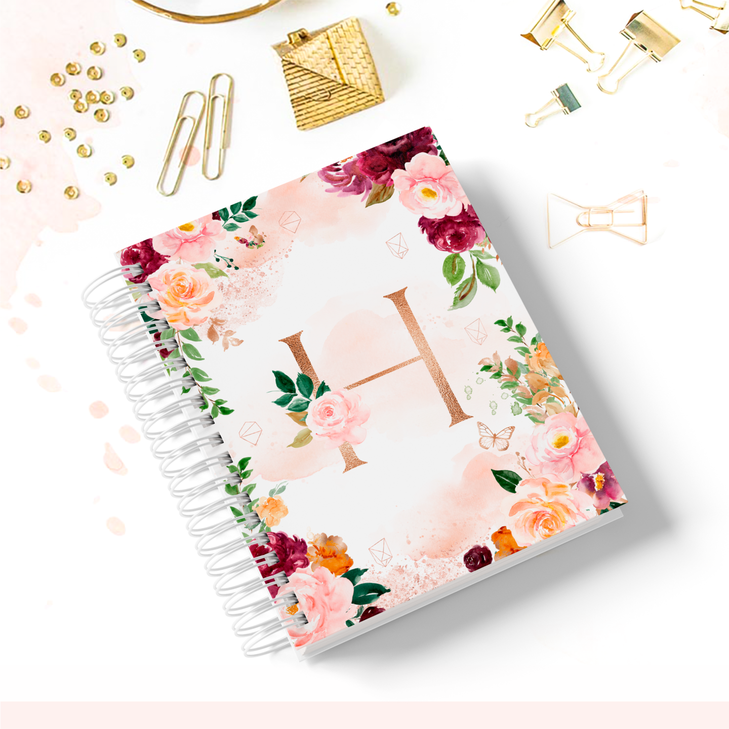 Personalized Journal, Monogram notebooks, Personalized Initial Journal ...