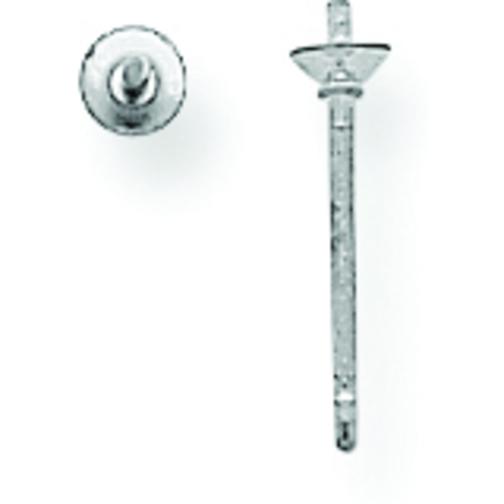 Sterling Silver Pearl Stud Earring Setting - Pack of 12 | Michaels