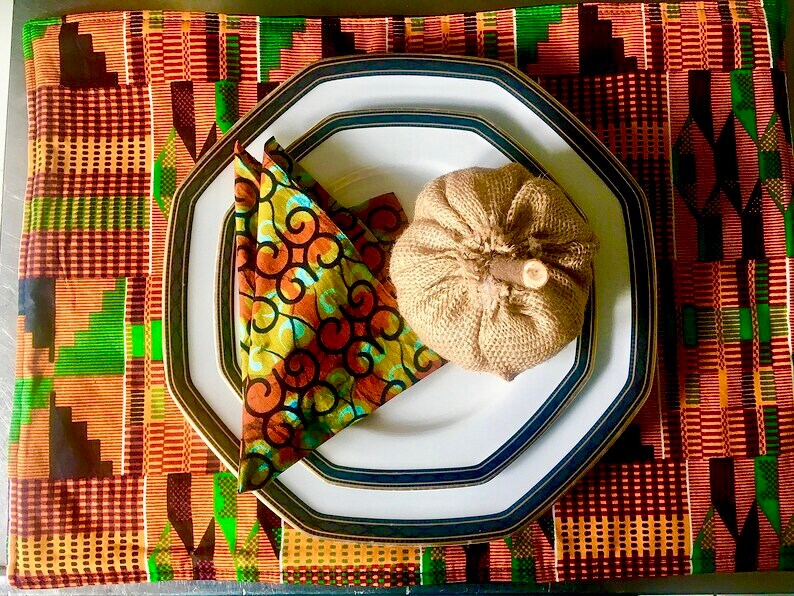 African Kente Print Place Mat | MakerPlace by Michaels