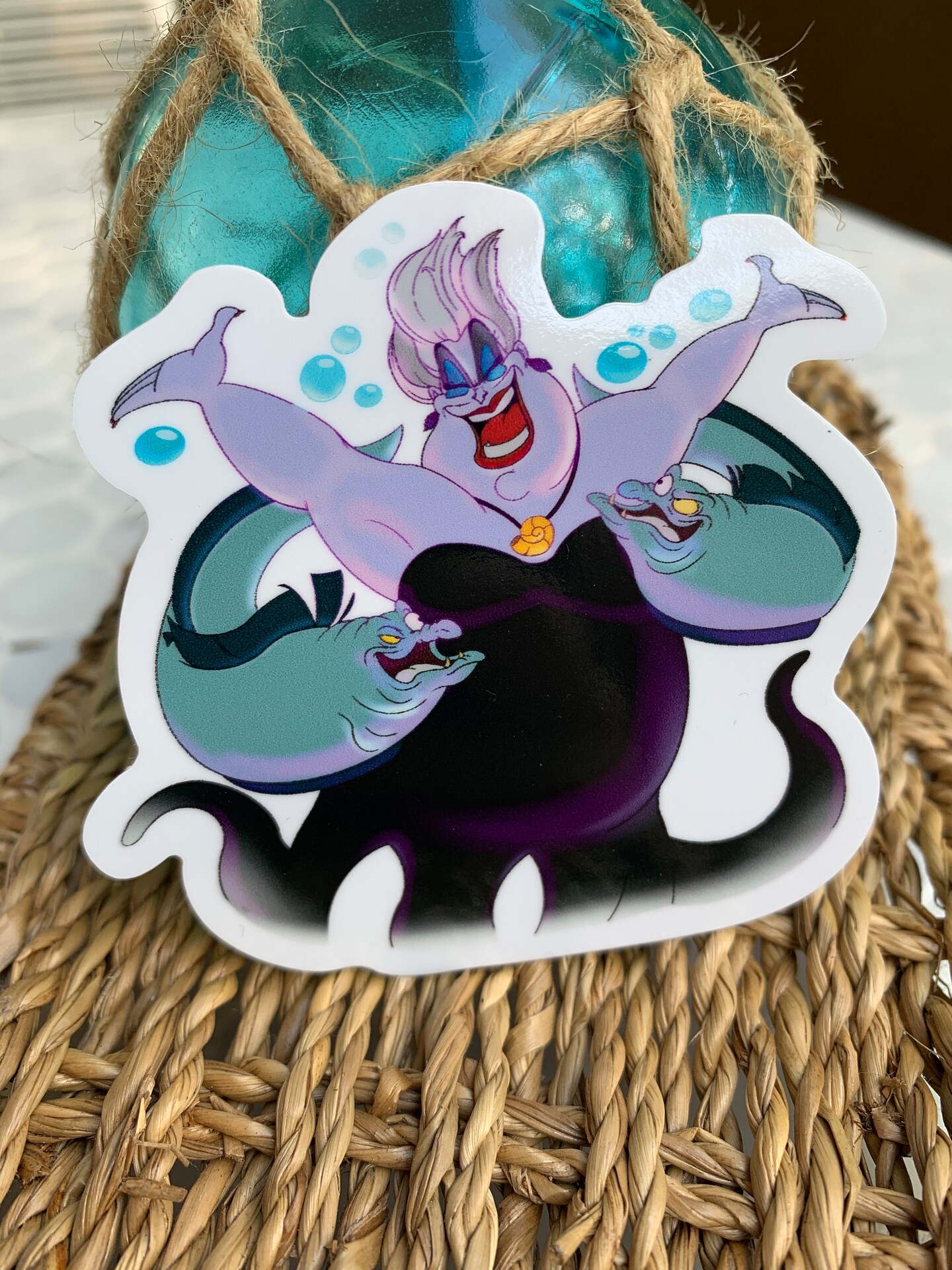 Disney Villain Ursula Sticker | Sea Witch Vinyl Sticker | Little ...