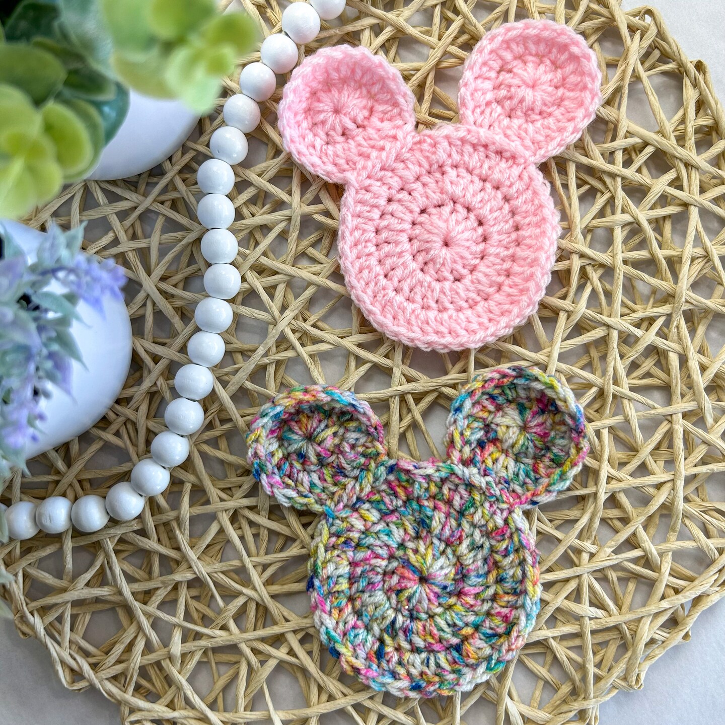 Custom Crochet Mouse Coaster | MakerPlace by Michaels
