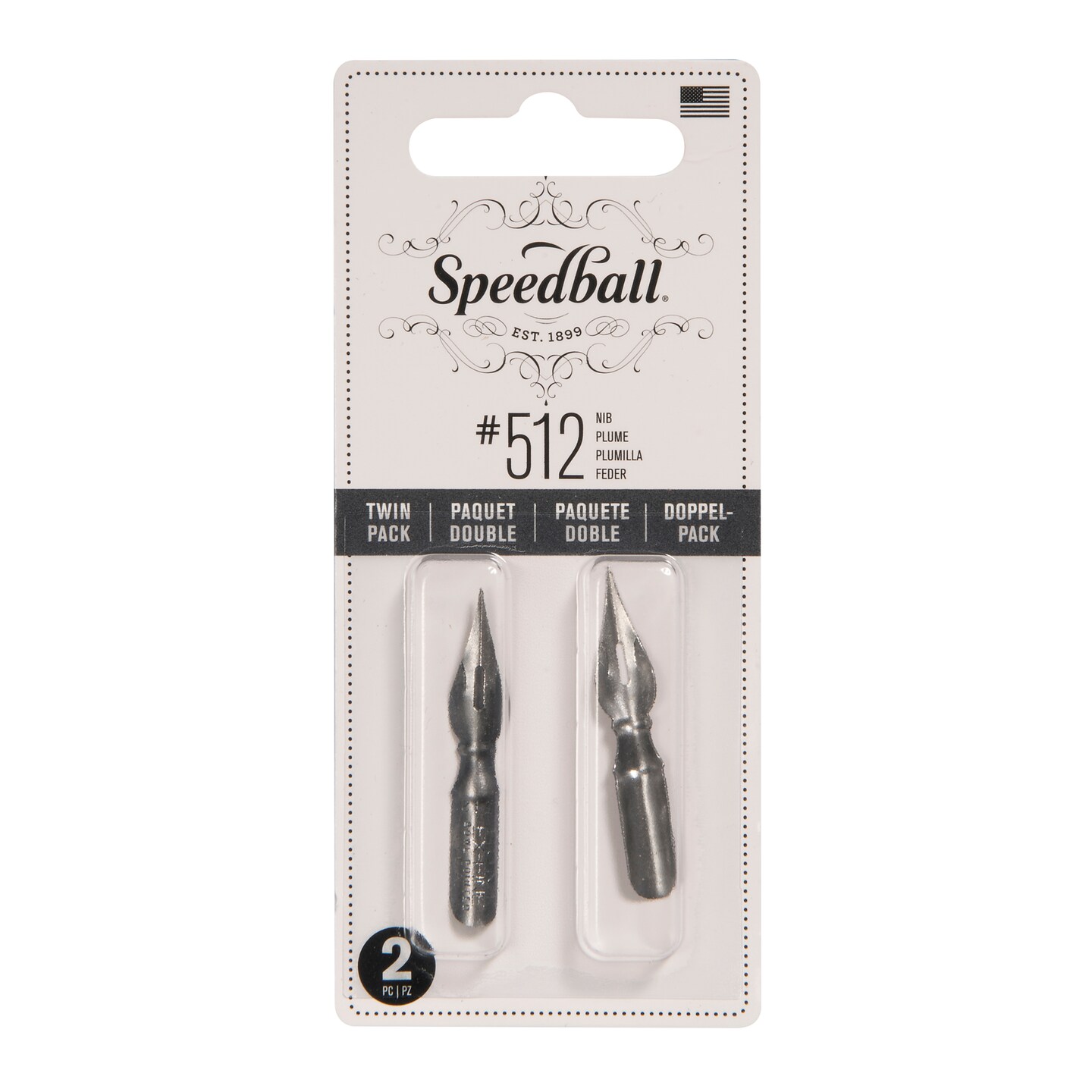 Speedball Hunt Artist Nibs, 2/Pack, #512 | Michaels