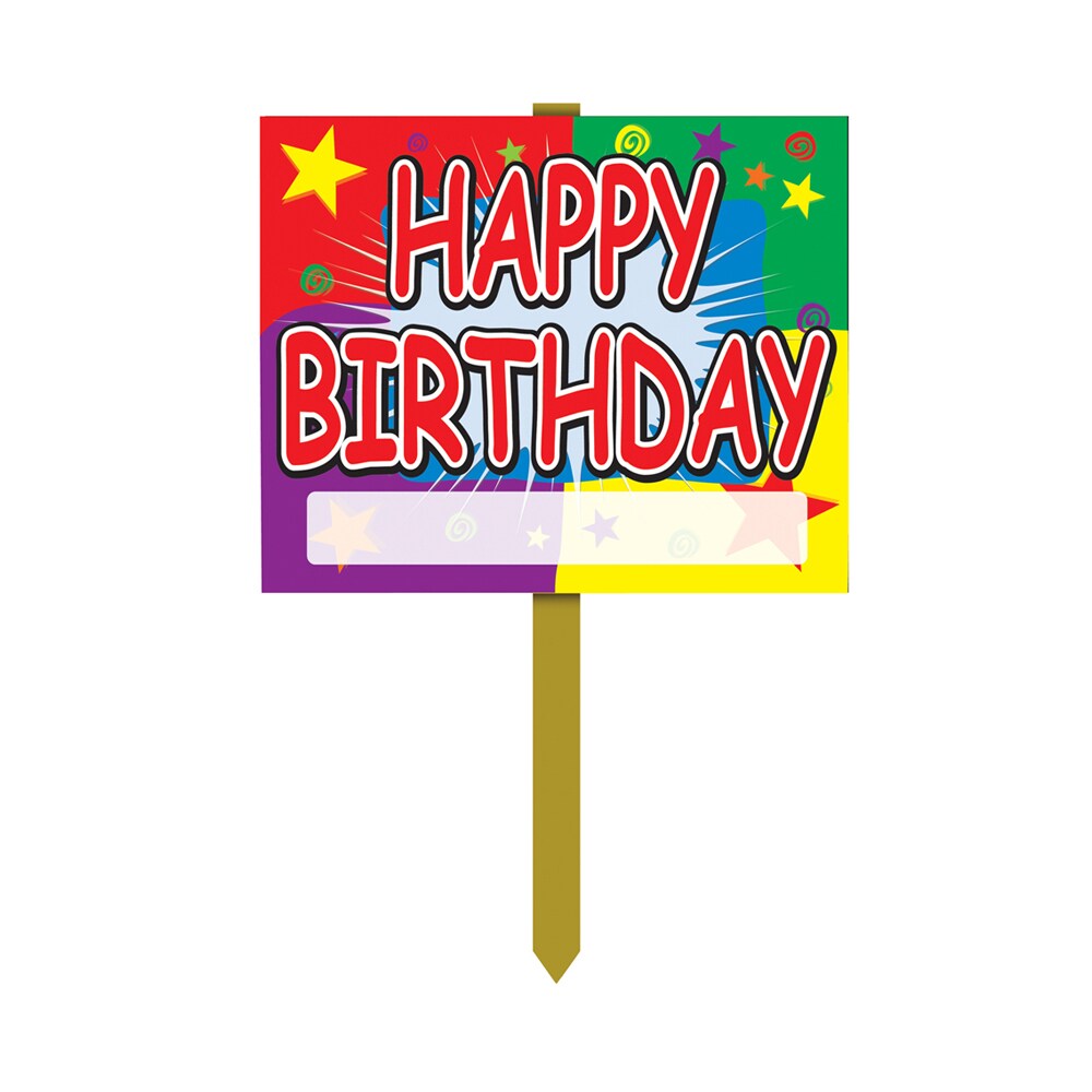 Beistle Happy Birthday Yard Sign 12 X 15 6 Pack Michaels