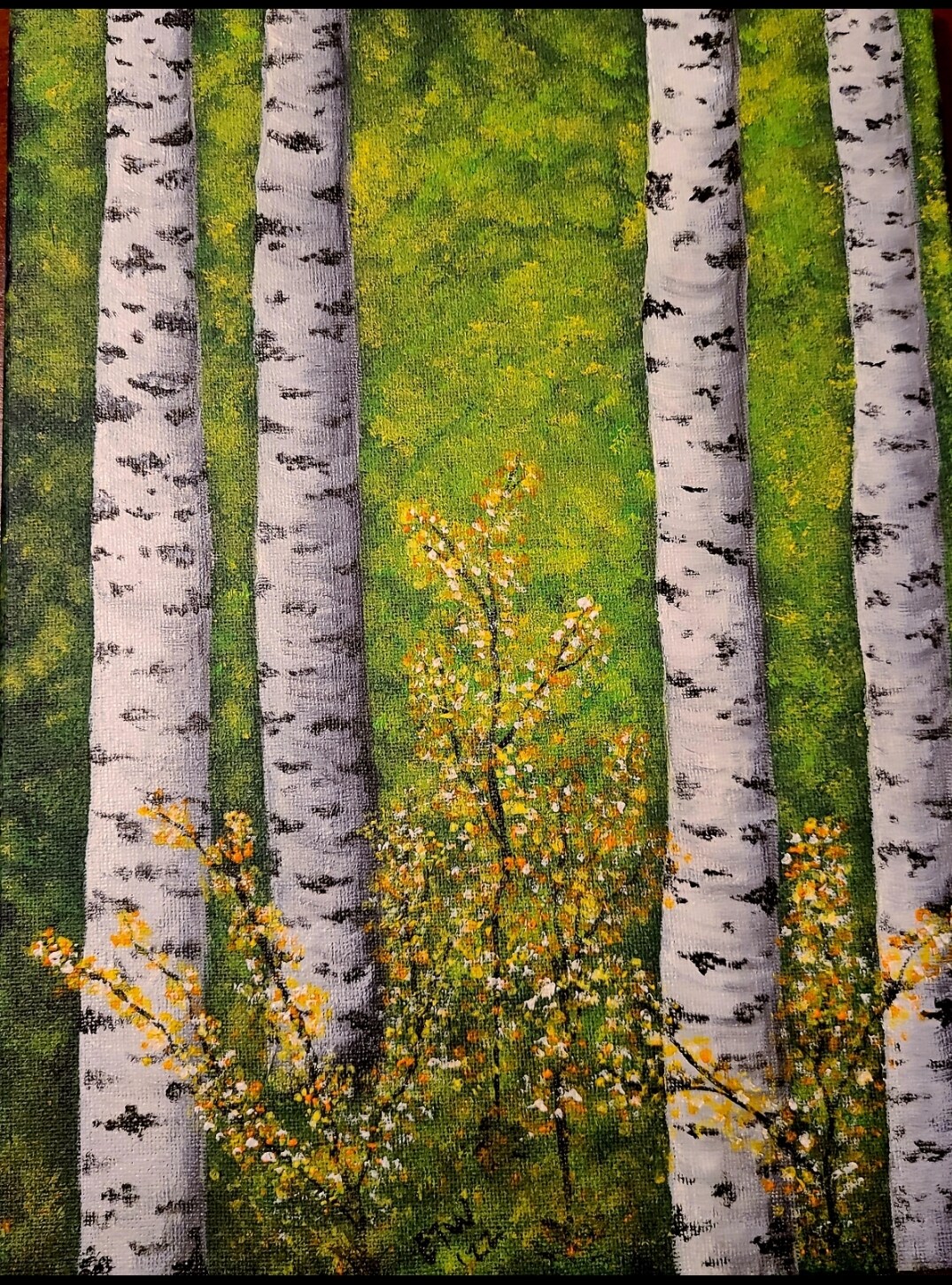 Birch Trees in Spring | MakerPlace by Michaels