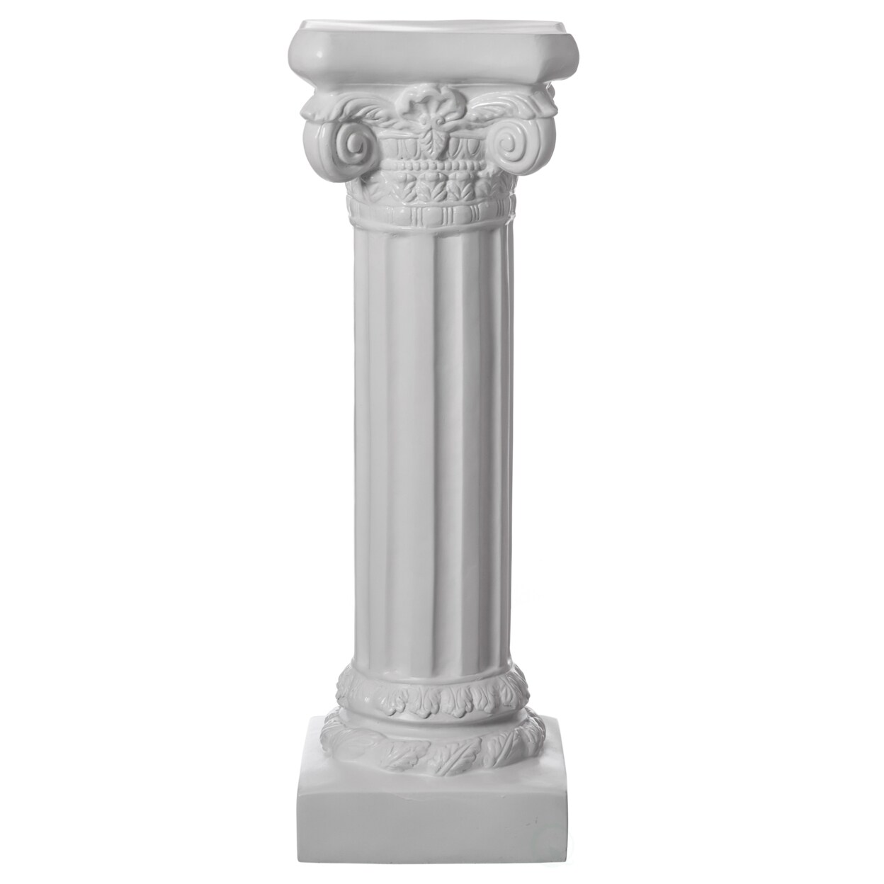 Roman Ionic Pedestal Stand White Fiberglass Column 27 32 41 49 Inch ...