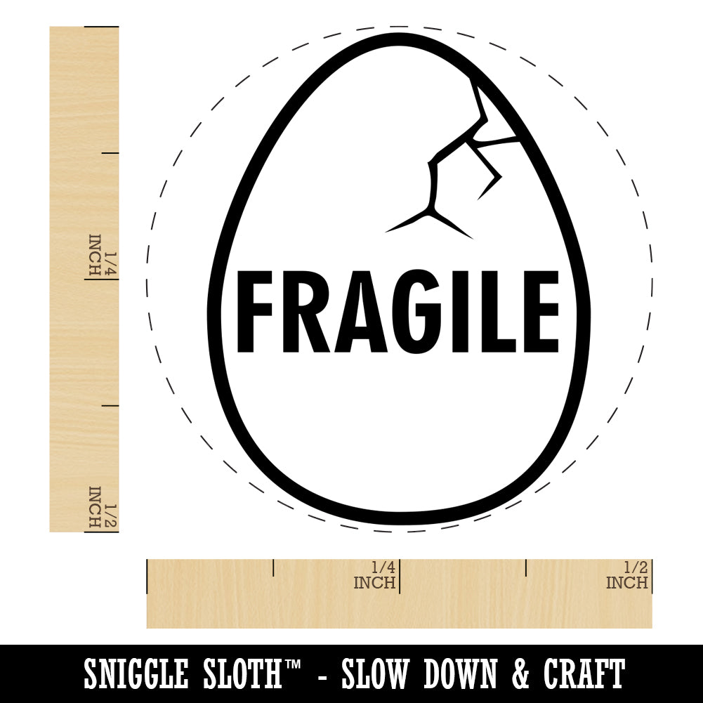 Fragile Cracked Chicken Egg Chicken Egg Rubber Stamp | Michaels