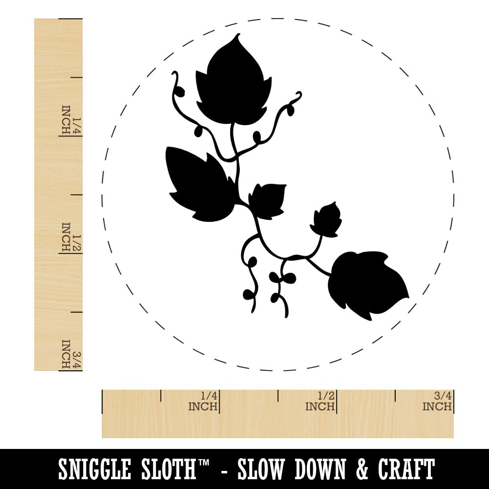 Ivy Vines Solid Rubber Stamp for Stamping Crafting Planners | Michaels