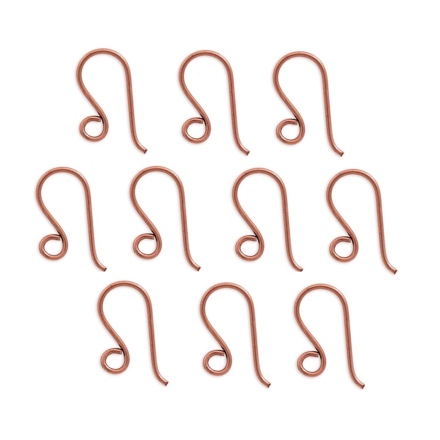 Copper Ear Wire 17mm (10-Pcs) | Michaels