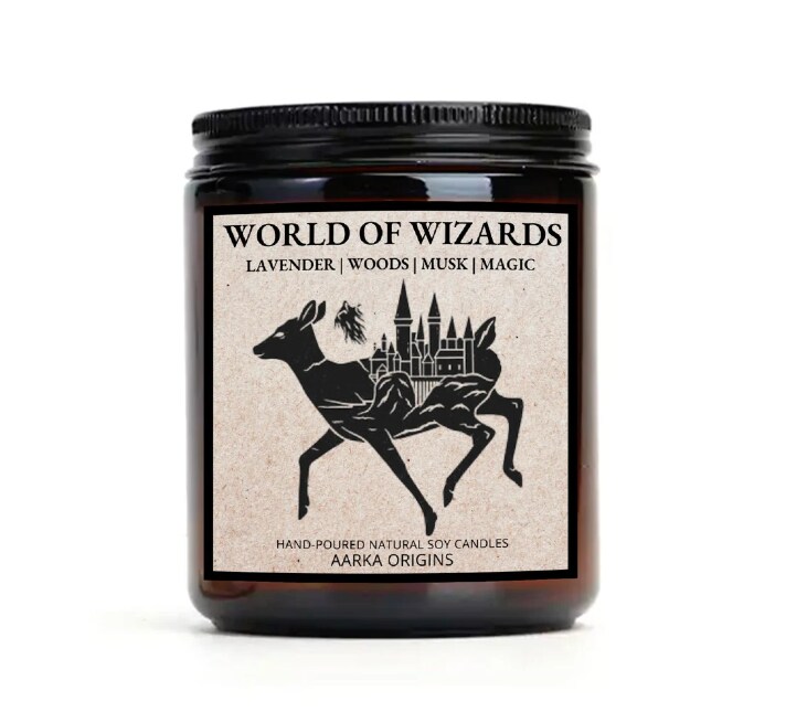 World of Wizards, Book Lover Candle, Book Candle Scent, Book Inspired ...