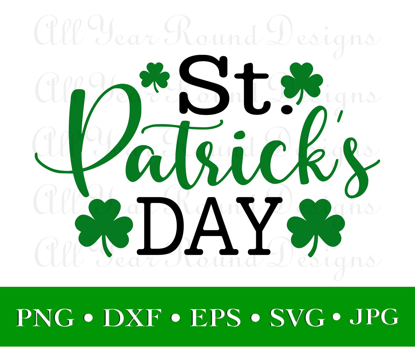 St Patricks Day Decor SVG PNG DXF EPS JPG File Digital Download, St ...