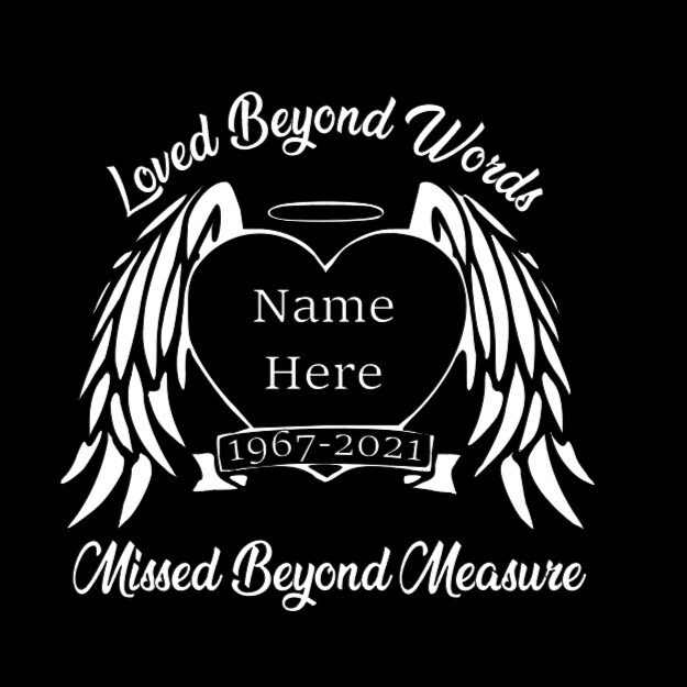 Loved beyond words-Missed beyond measure, In Loving Memory, RIP, Vinyl ...
