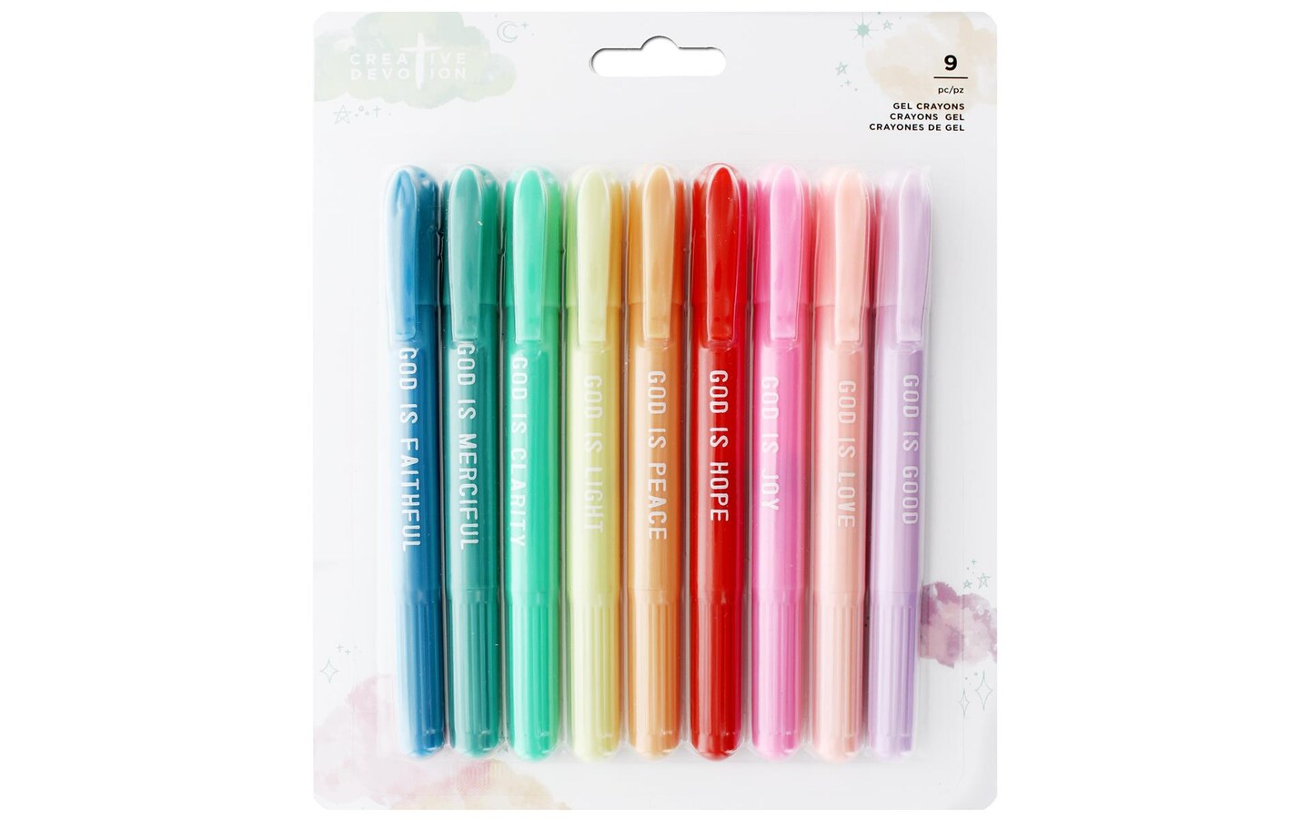 AMC Creative Devotion Draw Near Gel Crayons 9pc | Michaels