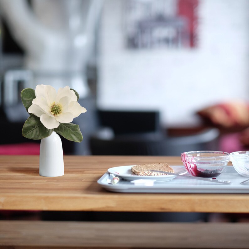 12-Inch Silk Magnolia Pick for Rustic Floral Arrangements and Decor ...