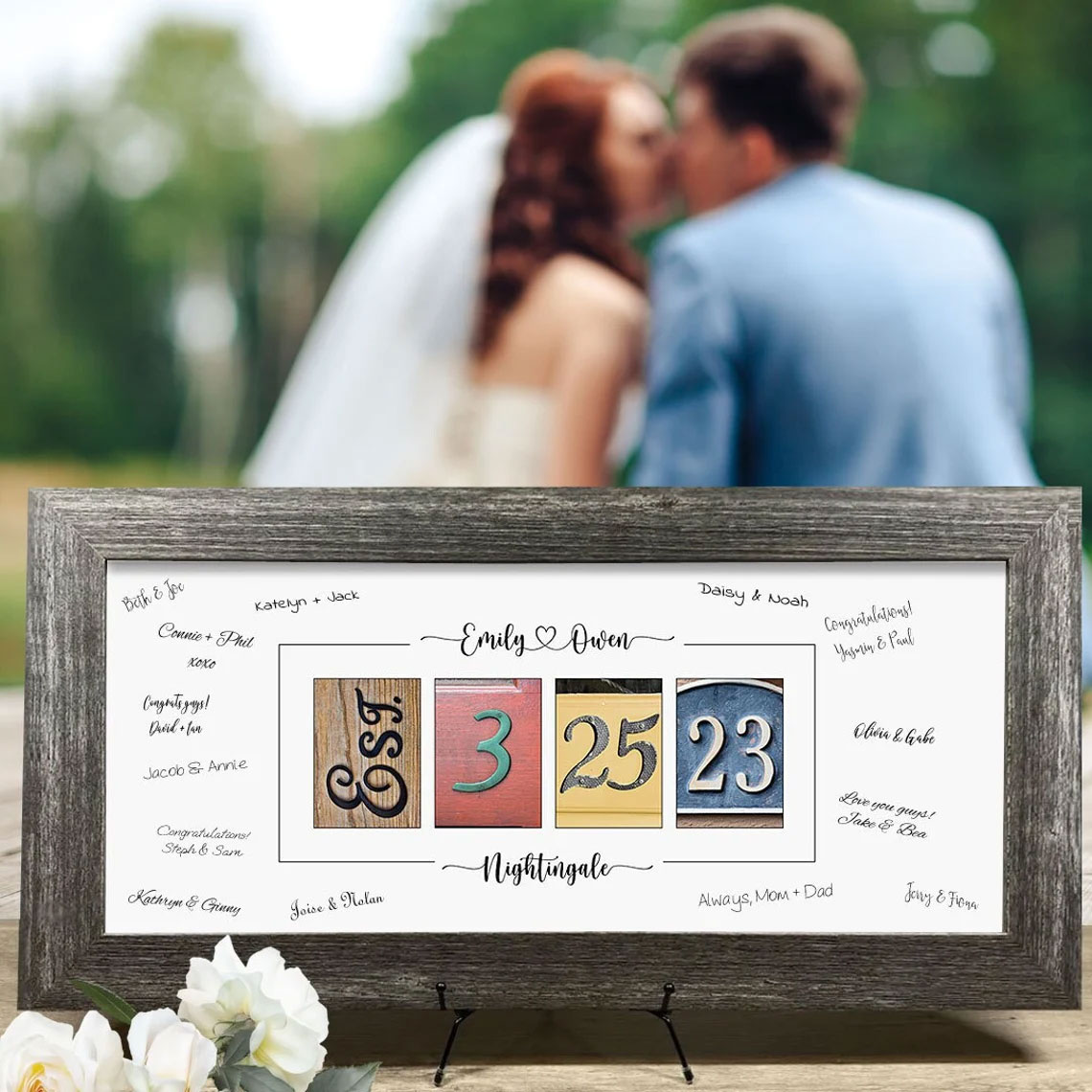 Wedding Guest Book Alternative, Wedding Guest Book Idea, Established ...