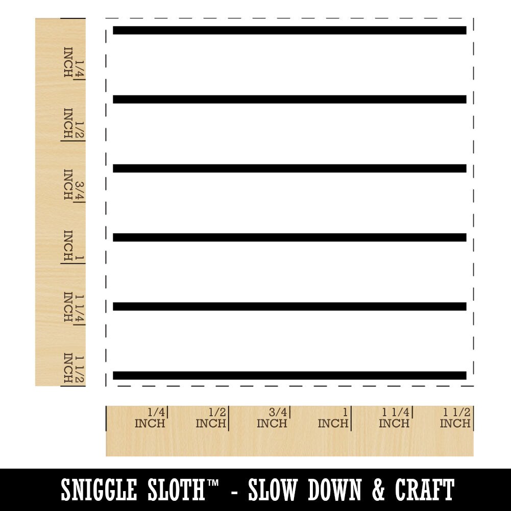 Lines List Journaling Page Things To Do Self-Inking Rubber Stamp Ink ...