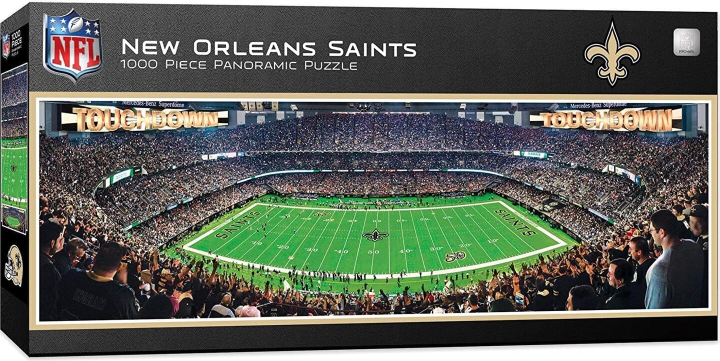 New Orleans Saints Stadium NFL Panoramic 1000 Jigsaw Puzzle | Michaels