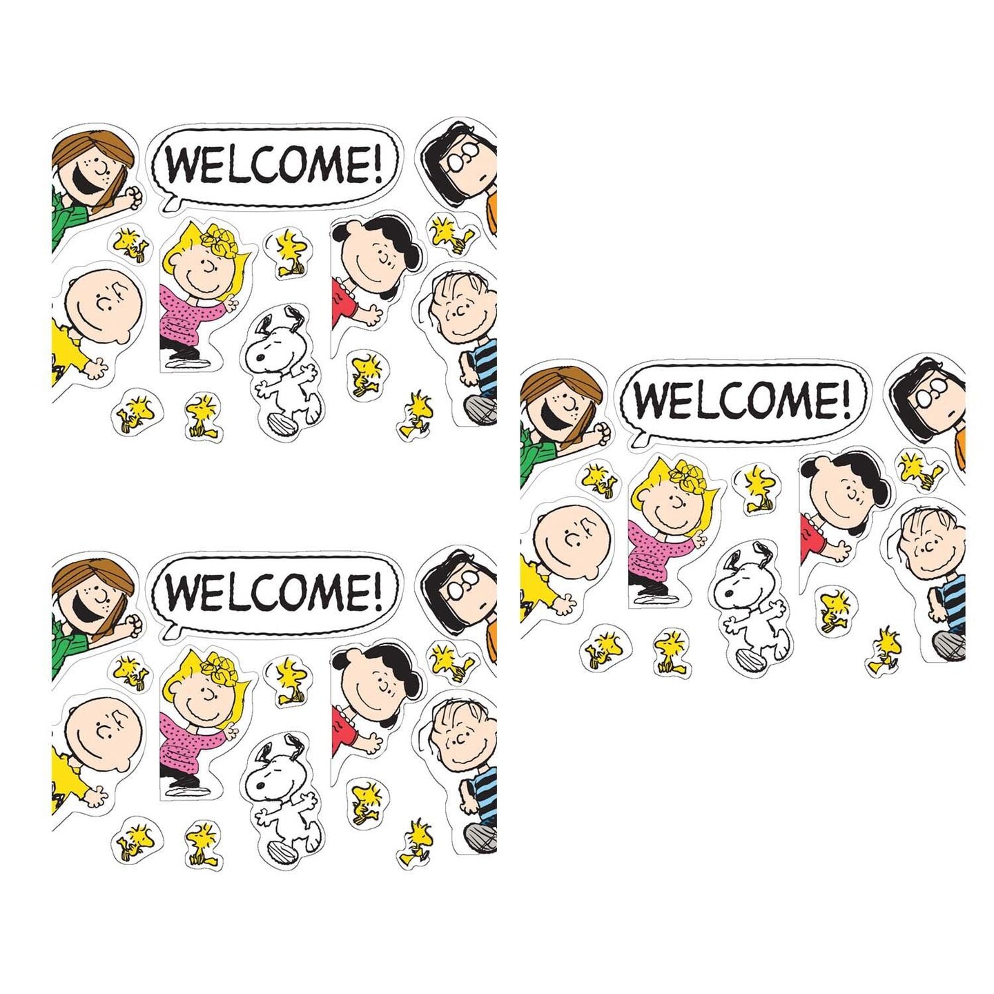 Peanuts® Welcome Go-Arounds®, 15 Pieces Per Set, 3 Sets | Michaels