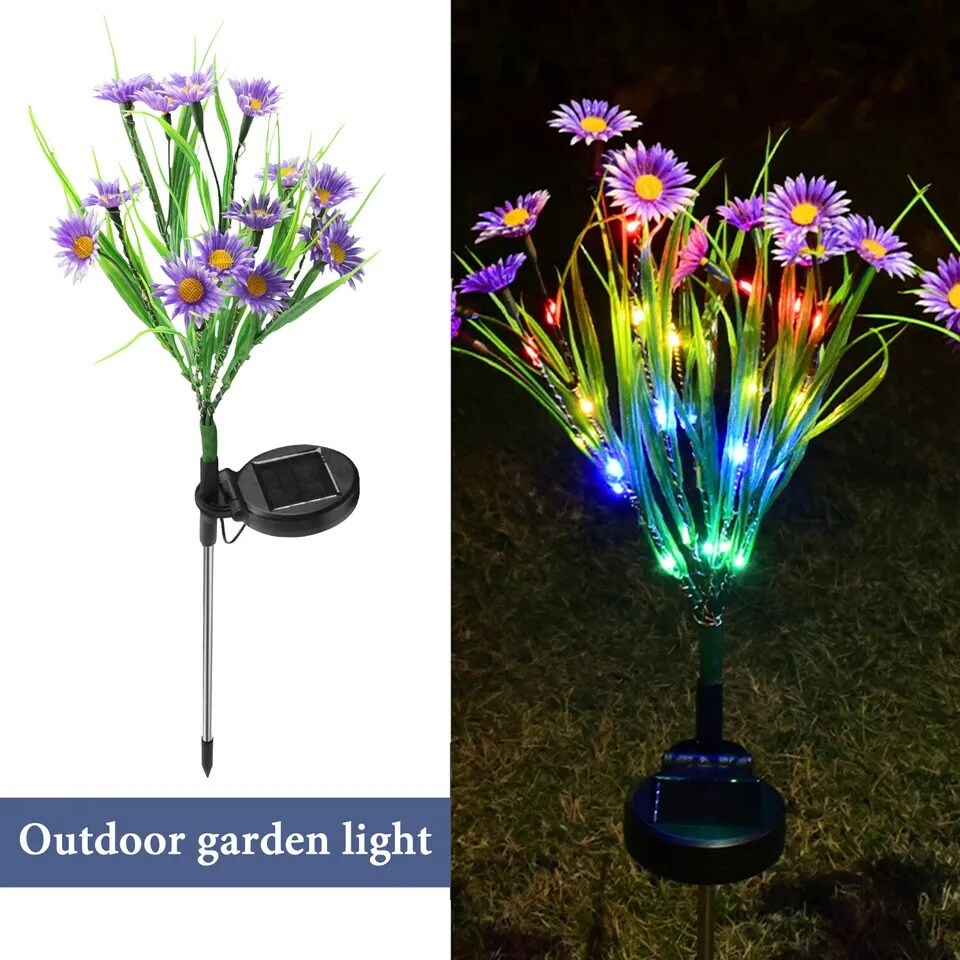 LED Solar Flower Lights | Michaels
