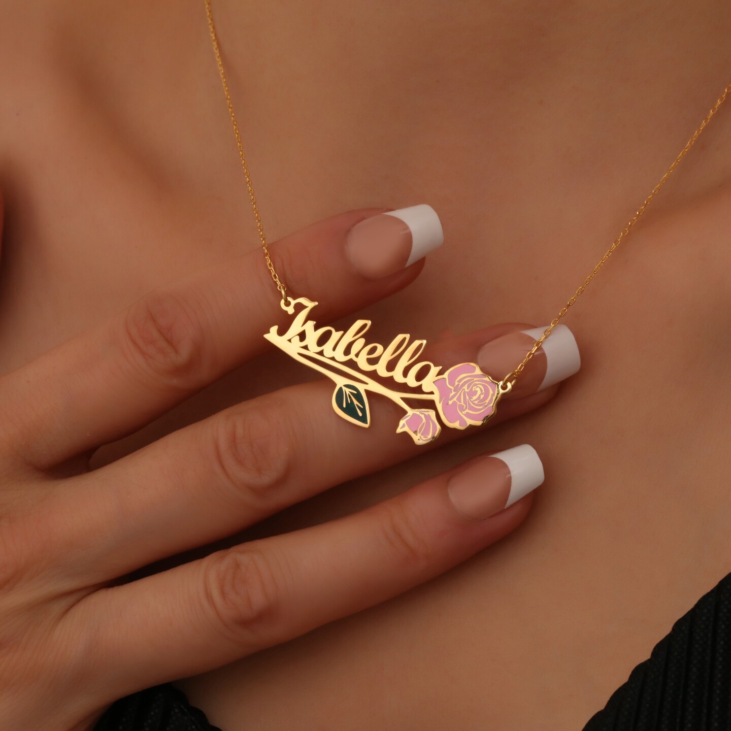 Custom Gifts Gifts for Her Name Necklace Floral Name Necklace Custom Name Jewelry Birthday Gifts Personalized Gifts MakerPlace by Michaels