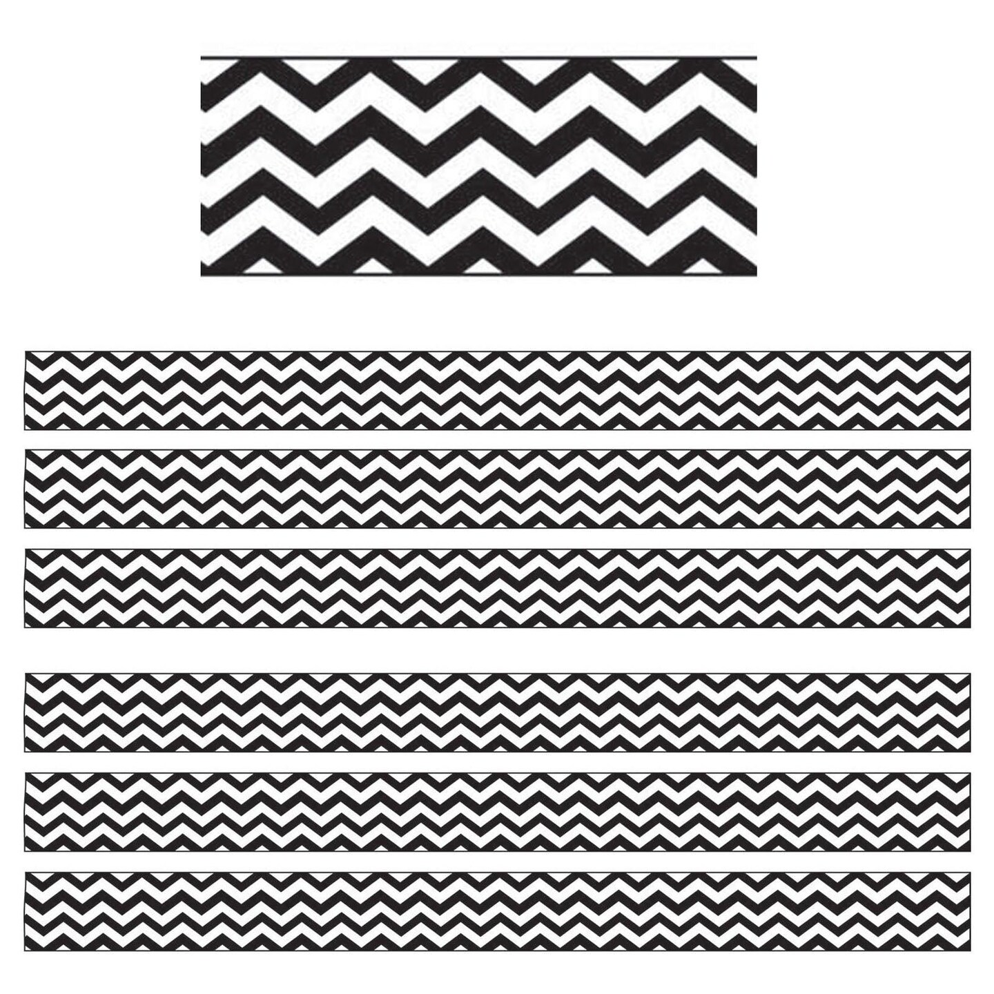 Magnetic Magi-Strips, Black Chevron, 12 Feet Per Pack, 6 Packs | Michaels
