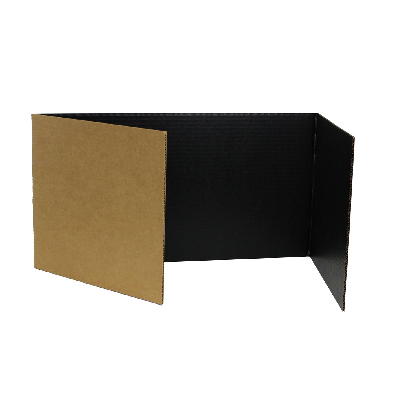 Corrugated Study Carrels, Black, 12" x 48", Pack of 24 | Michaels