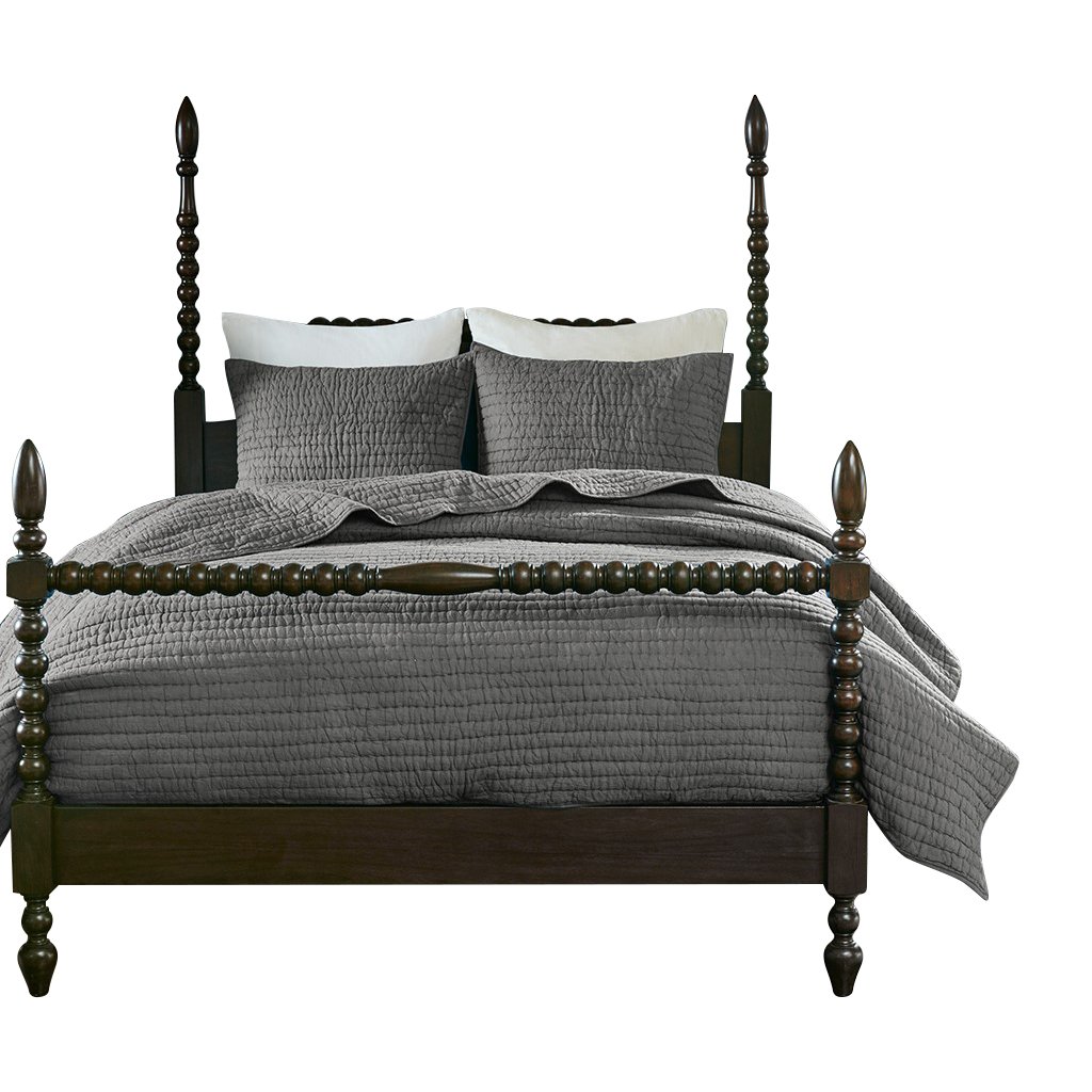 Gracie Mills Rogelio Hand-Quilted Channel Stitching Cotton Quilt Set ...