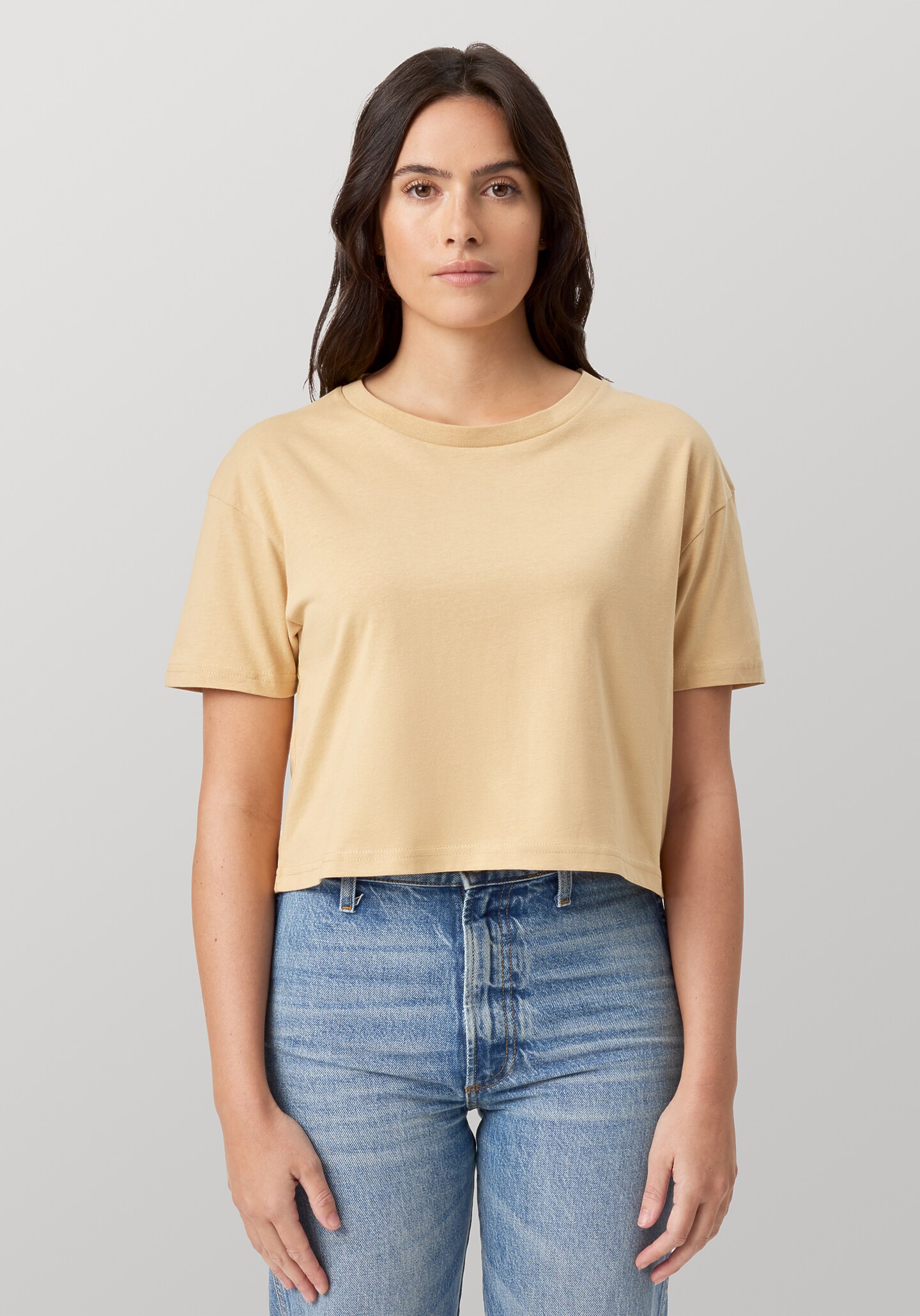 WOMEN'S Crewneck Short Sleeve CROP TOP | Michaels