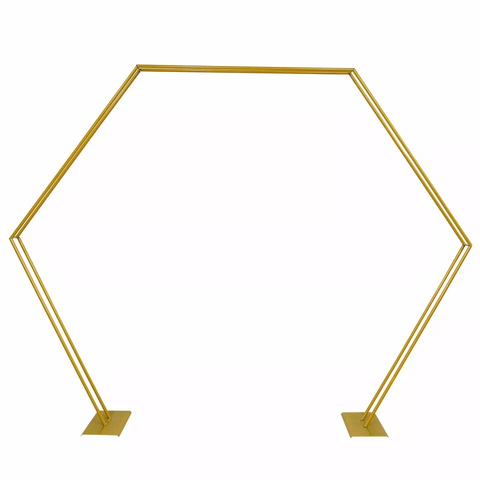 Hexagon Arch Wedding Backdrop Frame for Flowers & Balloons | Michaels